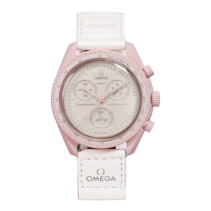 Omega Swatch Omega Swatch x Omega Co-Branded Planet Speedmaster Men ...