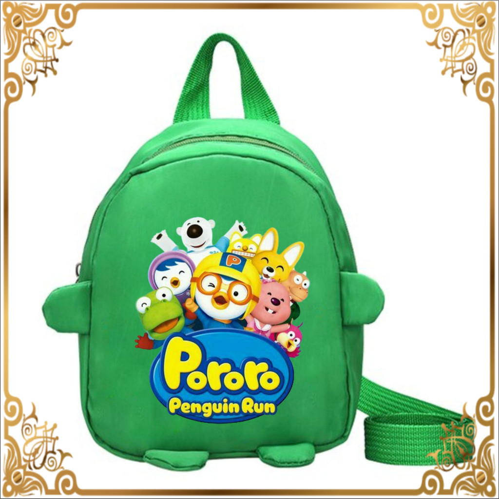 TD Pororo Bag for Preschool School Children Cute Mini Backpak Backpack ...