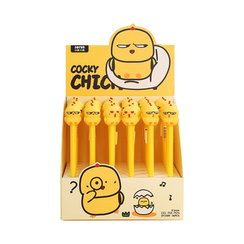 MINISO Dundun Chicken Series Gel Pen with Cap | Shopee Philippines