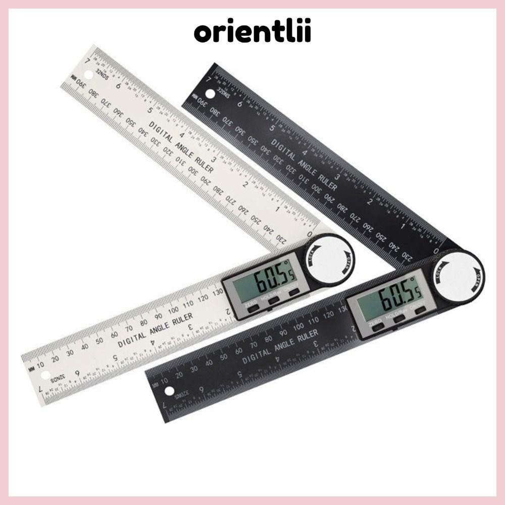 ORIENTLEE Angle Ruler, Plastic Electronic Display Angle Meter ...