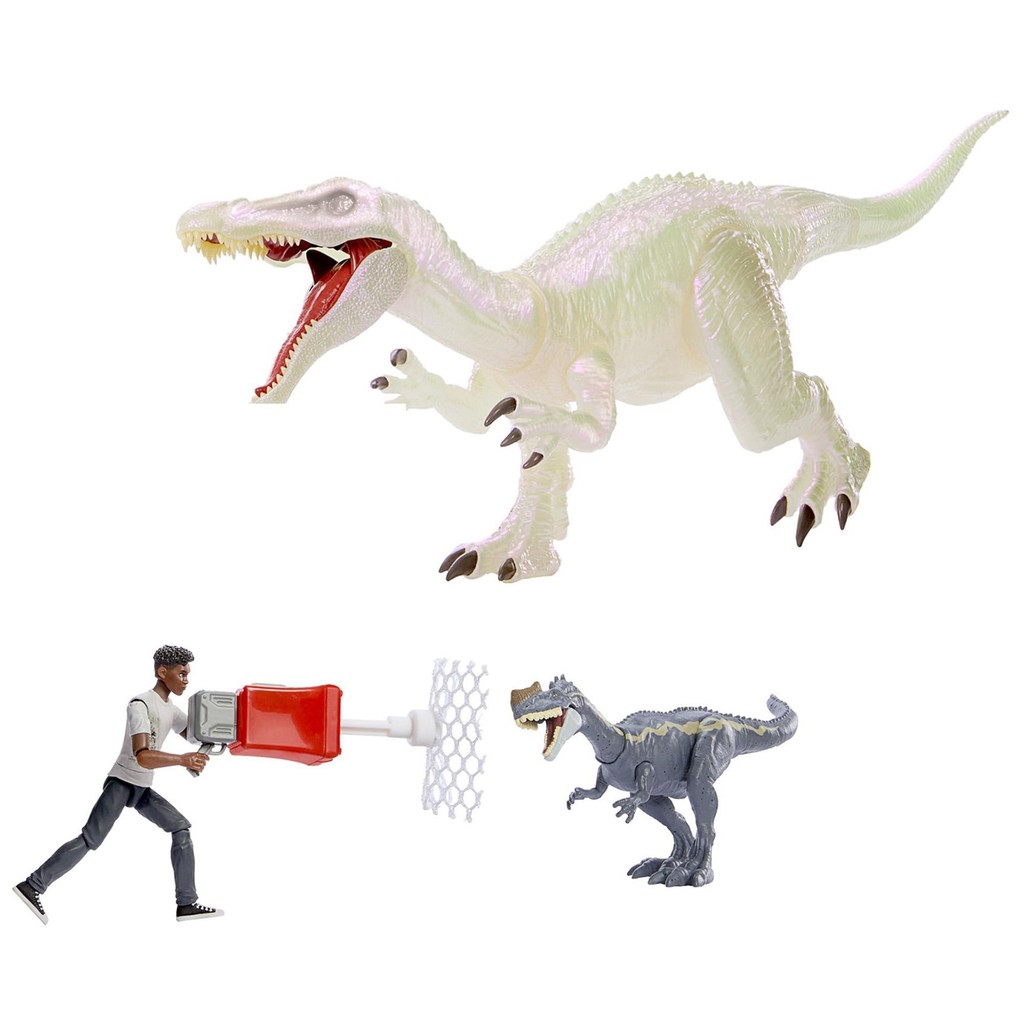 Mattel Jurassic World Darius in Big Trouble! Baryonyx Battle Set Kids ...