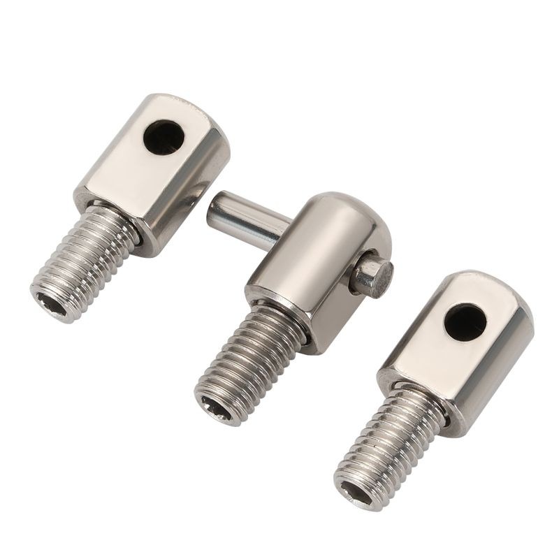 304 Stainless Steel Triple Hinge M6 M8 Male Thread Internal Thread ...