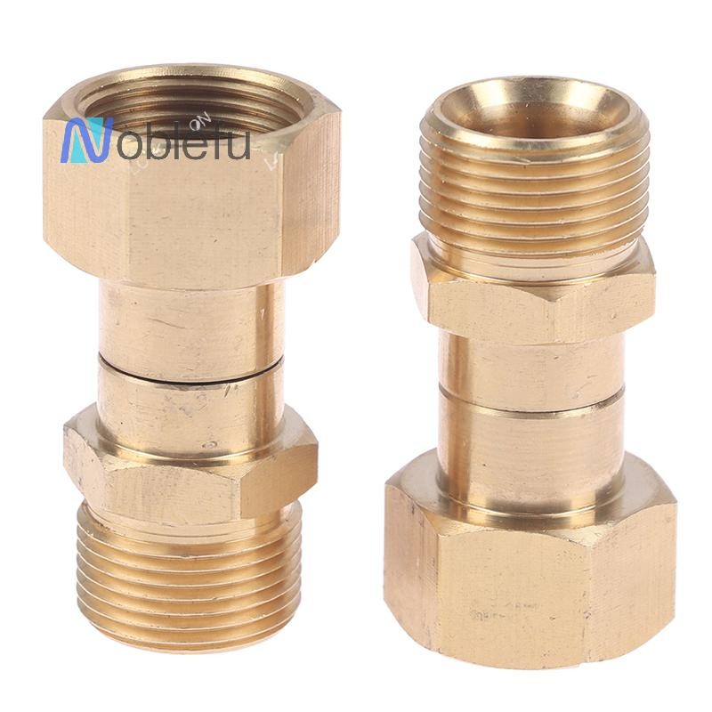 [Noblefu] Brass High Pressure Washer Swivel Joint Connector Hose ...