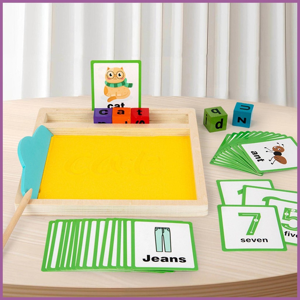 Sand Trays for Classroom Sand Letter Tracing Tray Wooden Sensory Game ...