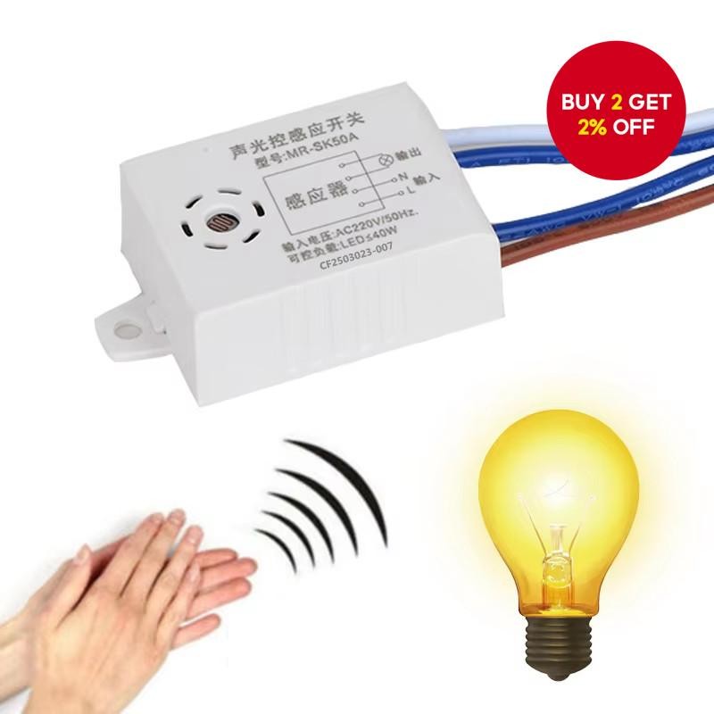Smart Sensor Light Switch Detector, Sound Voice Sensor, Smart Auto On ...