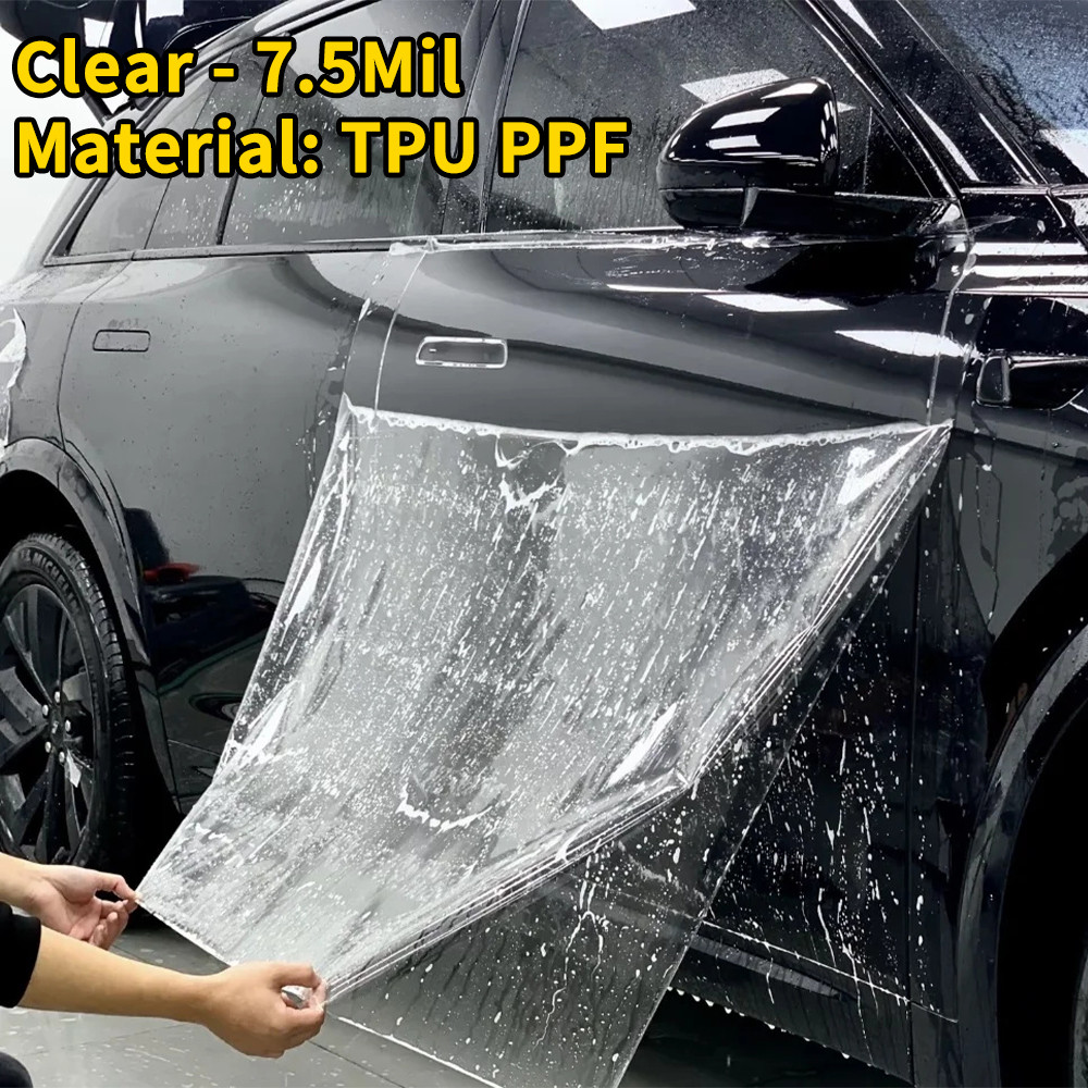 100x100cm Transparent Thermoplastic Polyurethane PPF 7.5Mil One second ...