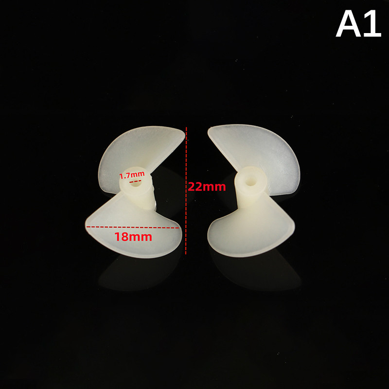 openwatere 1Pairs D22mm/26mm CW/CCW Electric Nylon Prop Screw DIY White ...