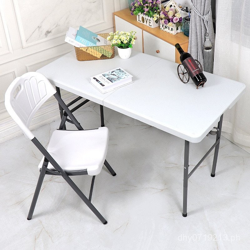 Folding Long Table Home Table Simple Portable Folding Rectangular ...