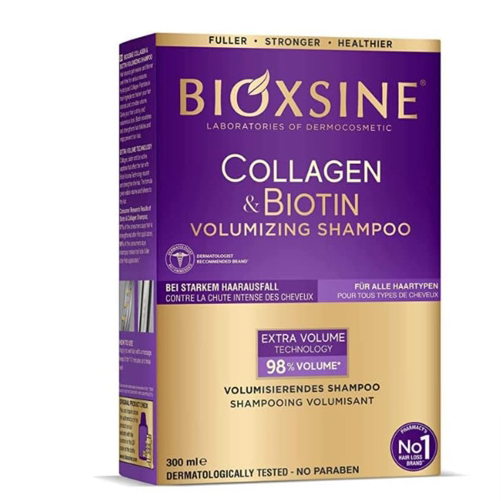 Bioxcin Turkish Collagen Shampoo, 300ml Hair Nourishing Shampoo ...