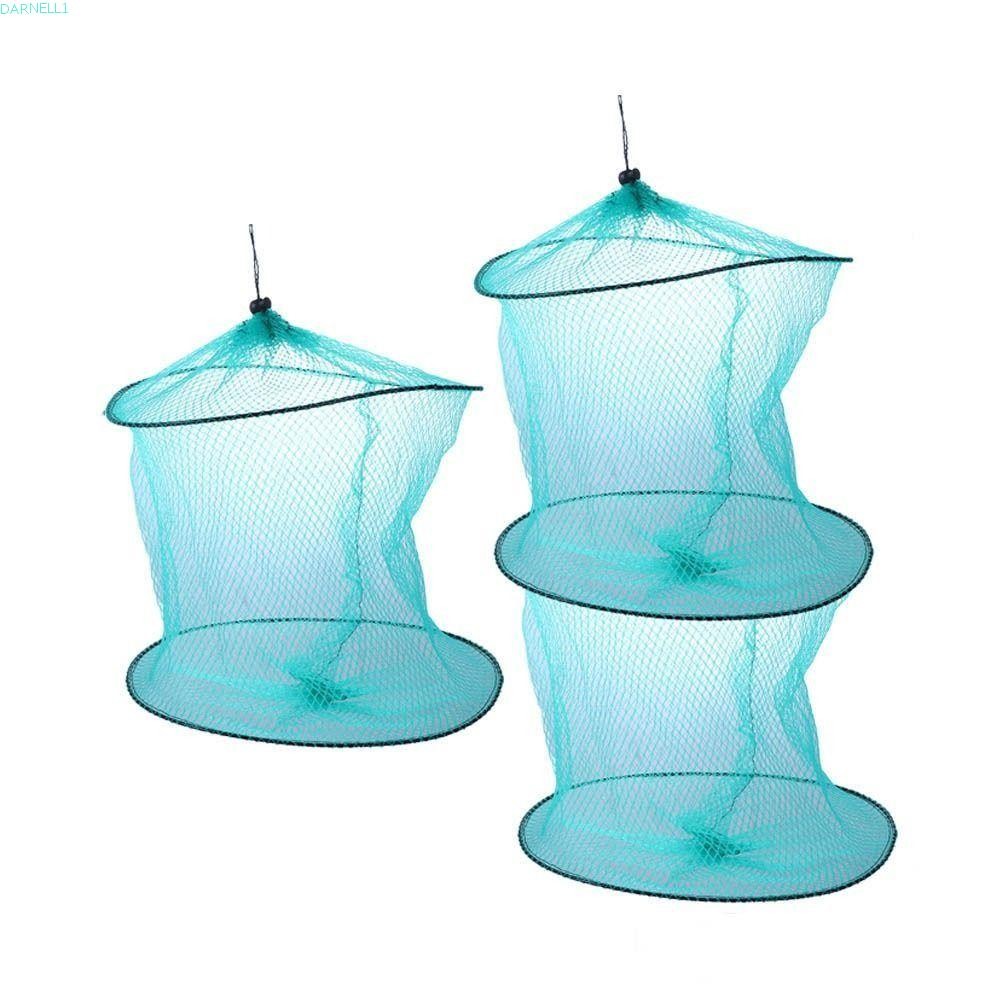 DARNELL1 Fishing Cage Fishing Gear Foldable 2 Layers Fishing Trap ...
