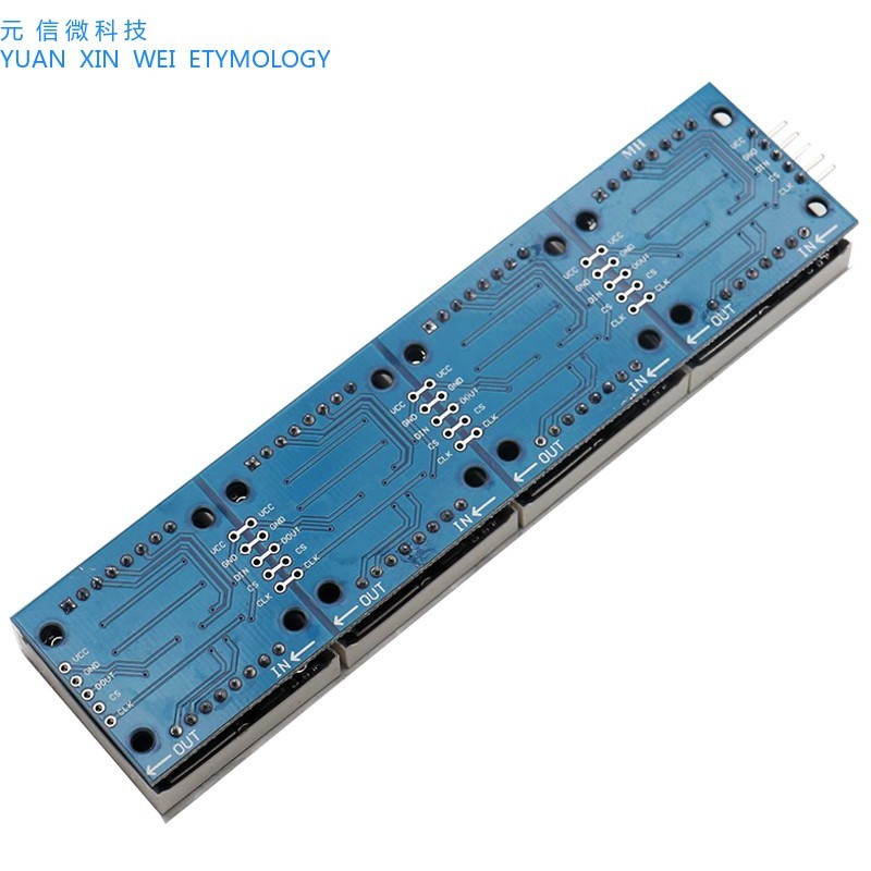 MAX7219 Dot Matrix Module 4 Dot Matrix In One Display Module ...
