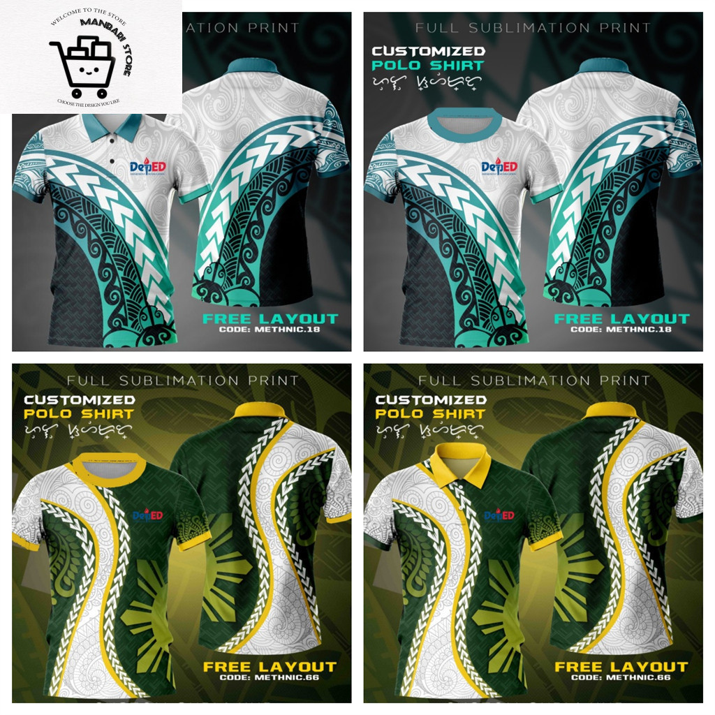 NEW-Deped Uniform 2025 Full Sublimation Deped Teachers Uniform Tshirt ...