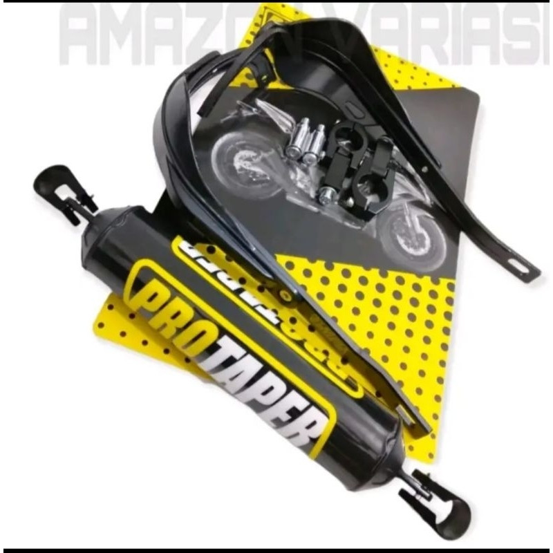 LUNDONGSHOP PACKAGE FOAM HANDLEBAR STABILIZER AND HANDGUARD LEAF BONE ...