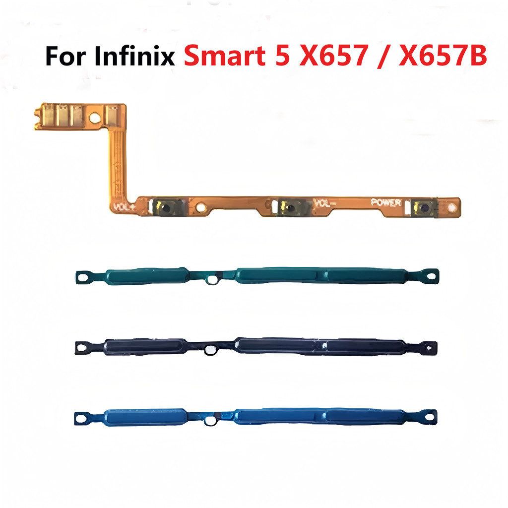 For Infinix Smart 5 X657 / X657B Volume Button ON OFF Power Keys Button ...