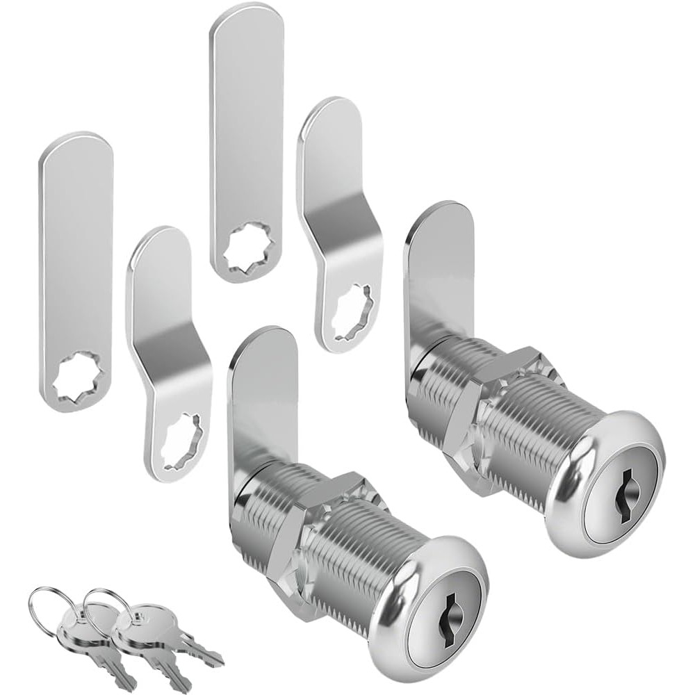 Cabinet Locks with Key 16~40mm Long Cam Lock Keyed Alike Secure Files ...