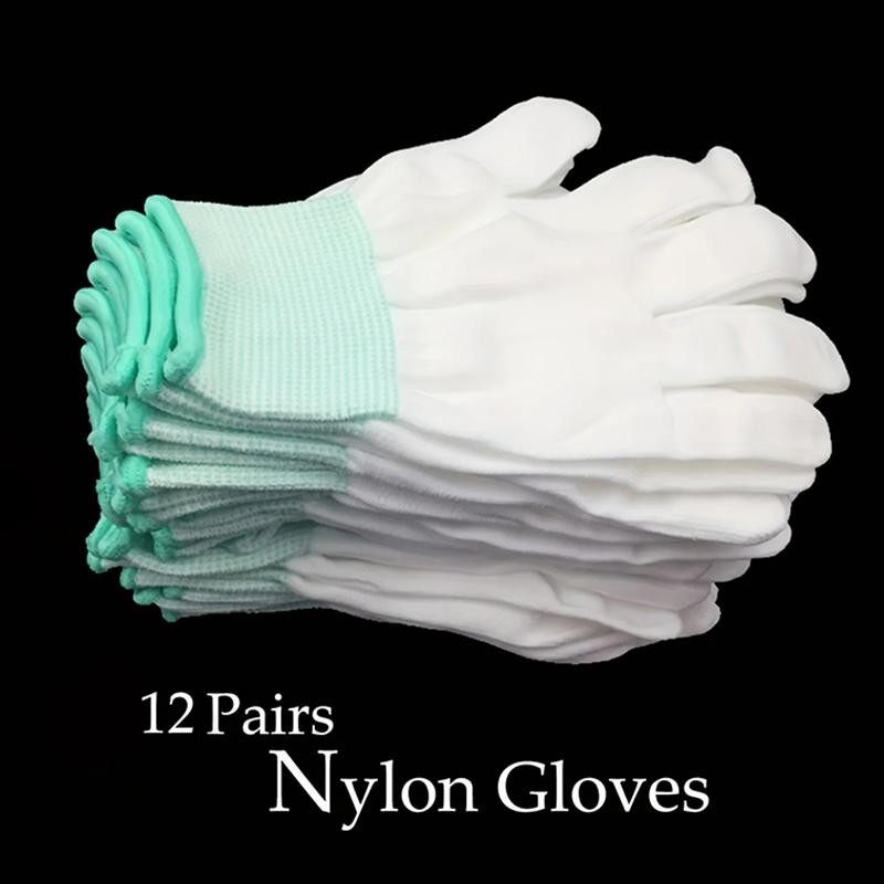 12Pair Anti Static Working Gloves ESD Electrical Gloves For ...