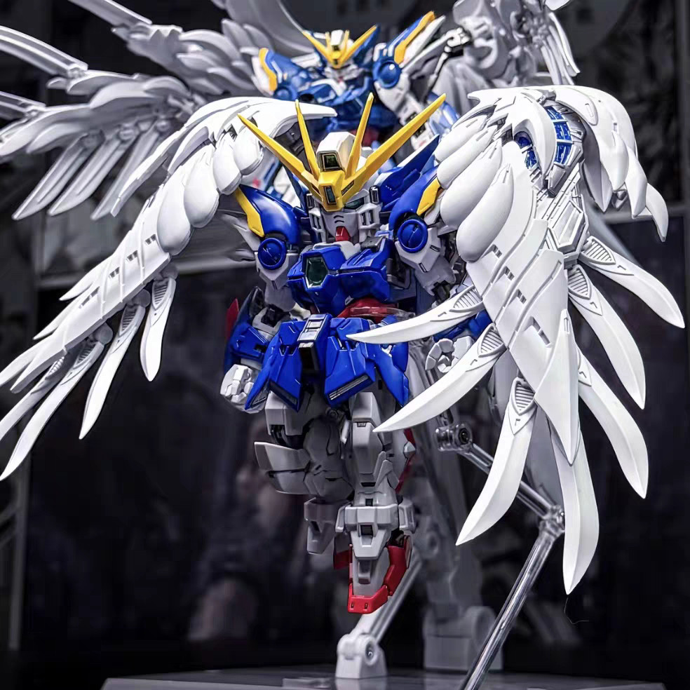 MGSD Flying Wing Zero Type EW Lint Angel Mecha Gundam Assembly Model ...