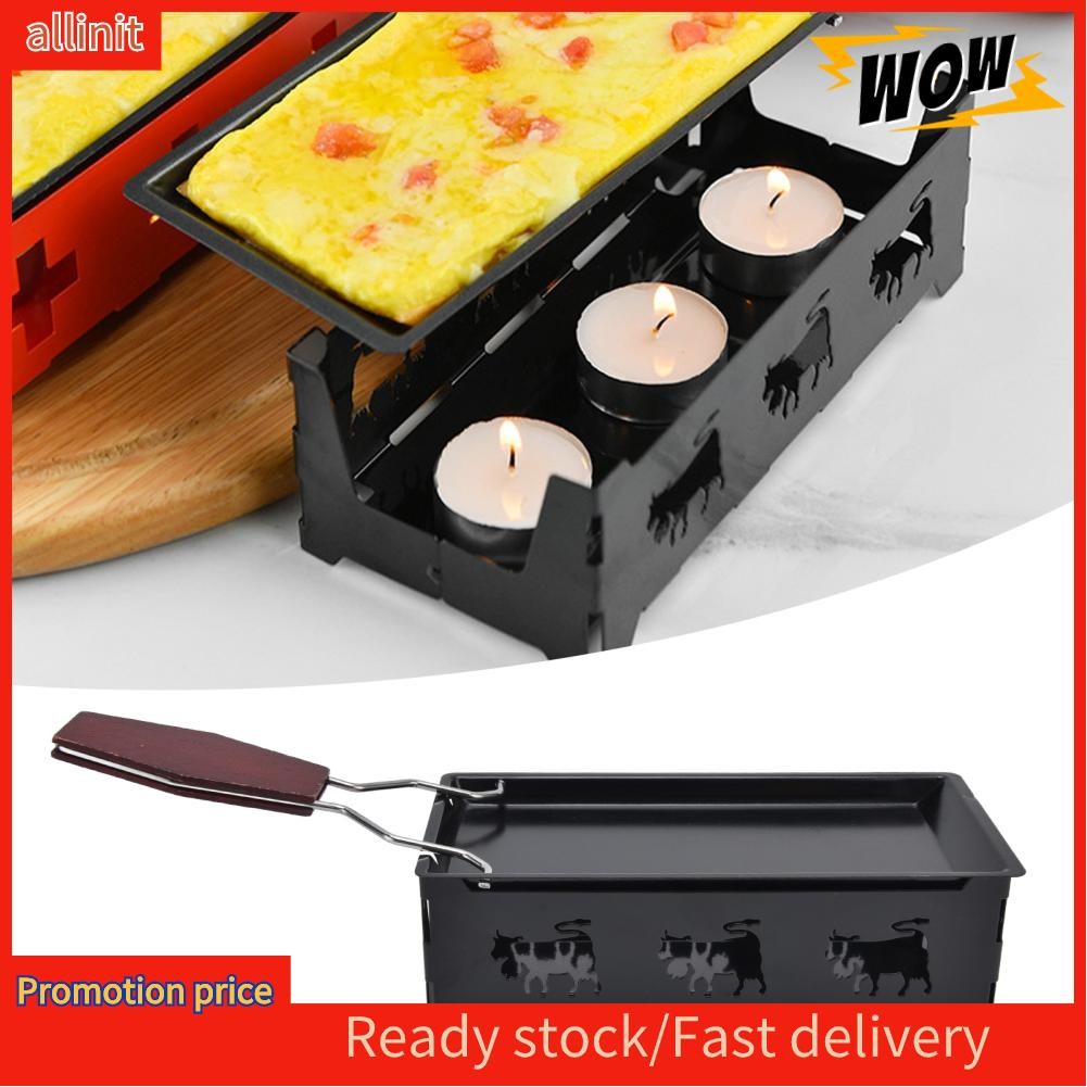 allinit-ph Mini Cheese Raclette Grill Non Stick Griddle Handle Tool for ...