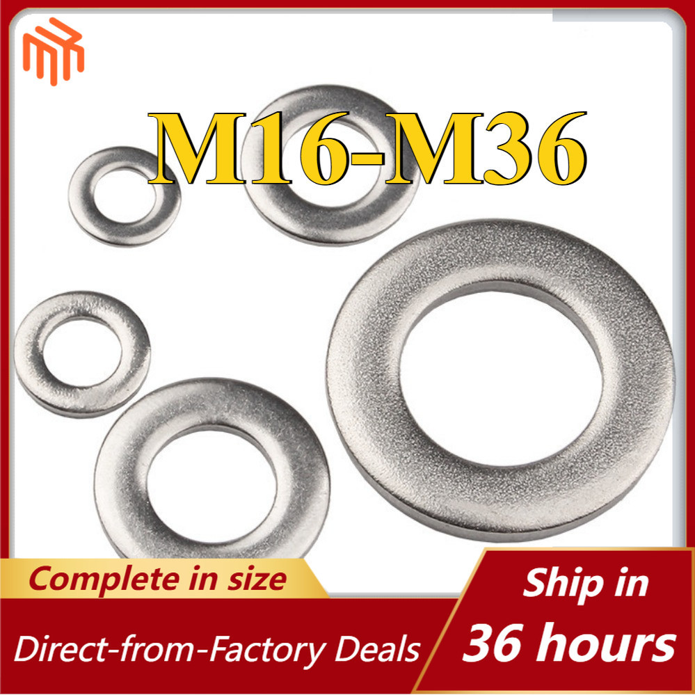 304 Stainless Steel Flat Washer M16-M36 (MX-PH) | Shopee Philippines