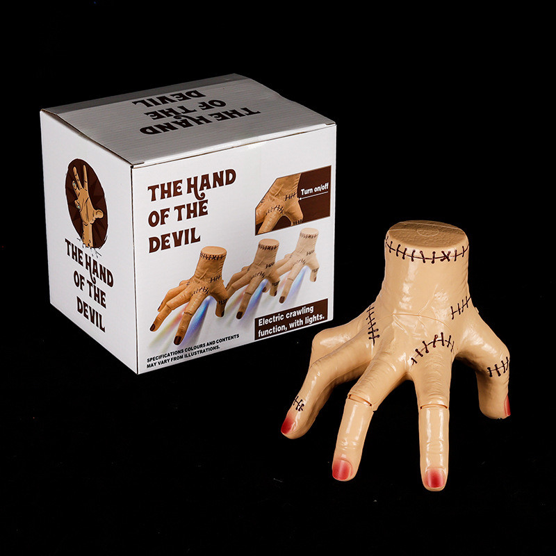 Tricky Toy Addams Wednesday Toy Crawling Severed Hand Prank Light Music ...