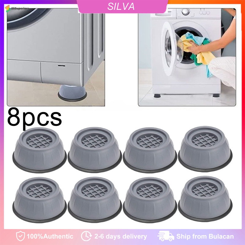8PCS Washing Machine Rubber Foot Pads Anti Slip Anti Vibration Machine ...