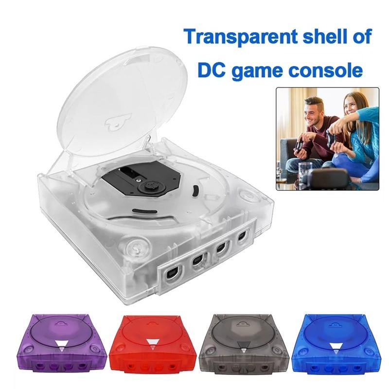 RQ+Replacement Plastic Shell Translucent Case For SEGA Dreamcast DC Retro Video Game Console ...