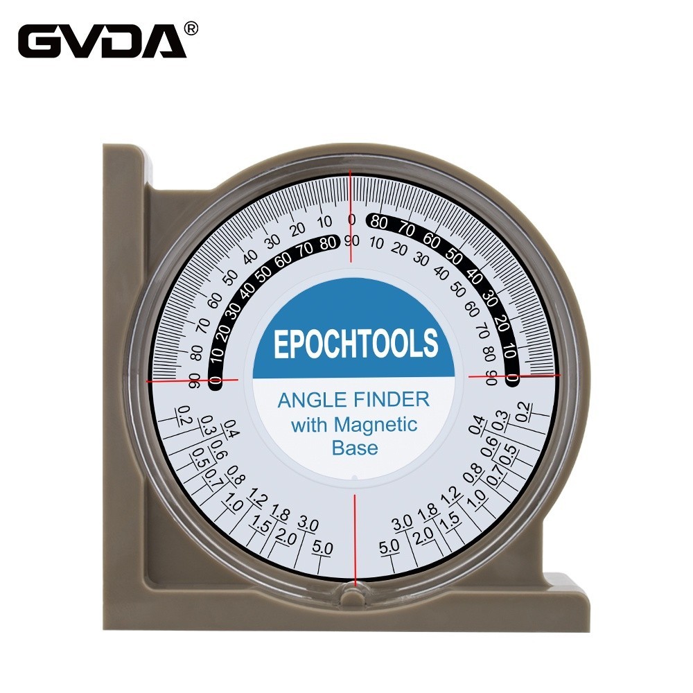 RQ+＞GVDA Angle Finder Inclinometer Magnetic Angle Locator Slope ...