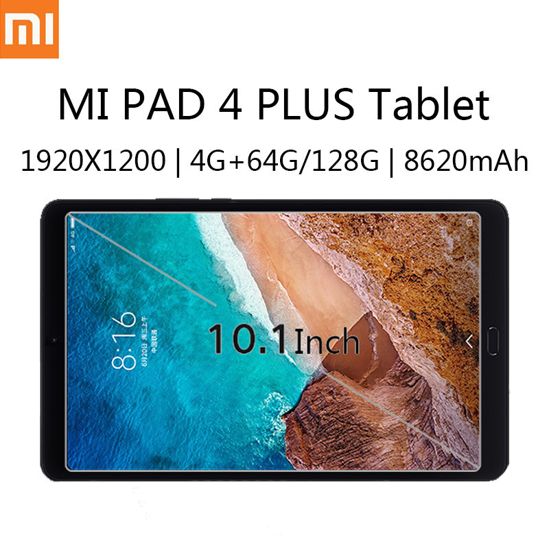 Xiaomi Tablet MI Pad 4 Plus used 90%new Ultra-thin 10.1 Inch 1920X1100 HD Android Tablet ...