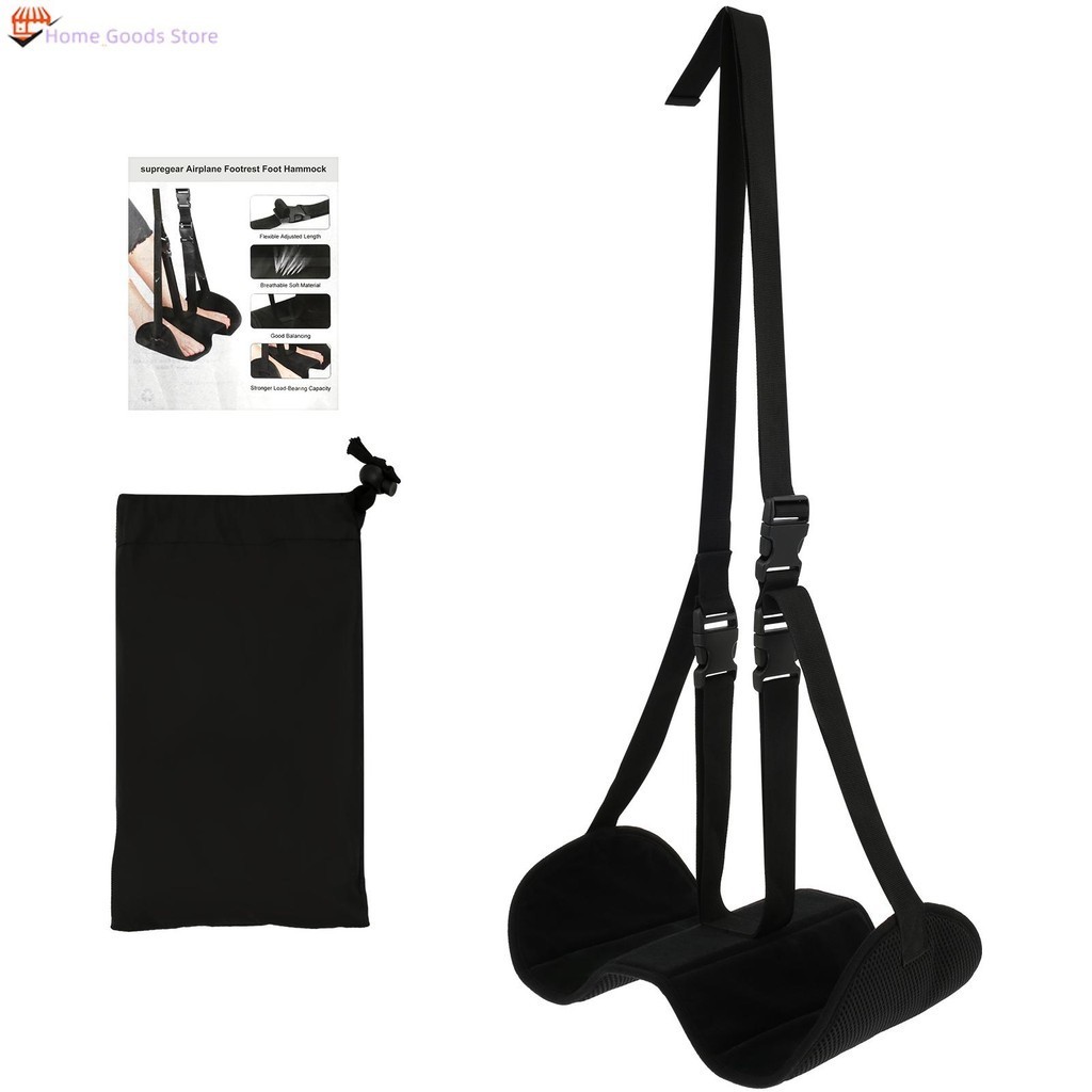 Airplane Footrest Comfortable Airplane Foot Hammock Adjustable Airplane ...