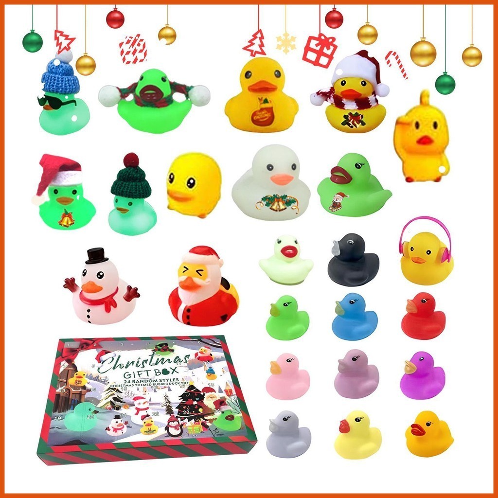 Christmas Countdown Calendar Countdown Rubber Duck Advent Calendar 24 ...
