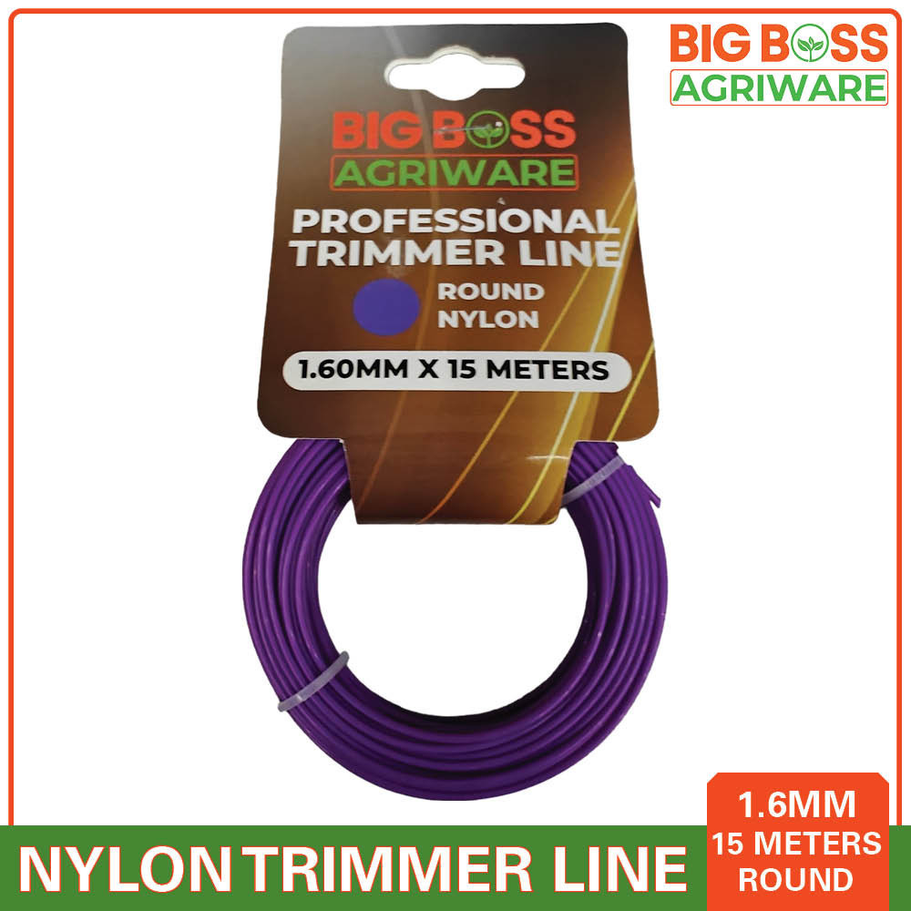 BBA Nylon Trimmer Line 1.6mm x 15m Round Violet (Tansi) Electric Trimmer Cutting Head ...