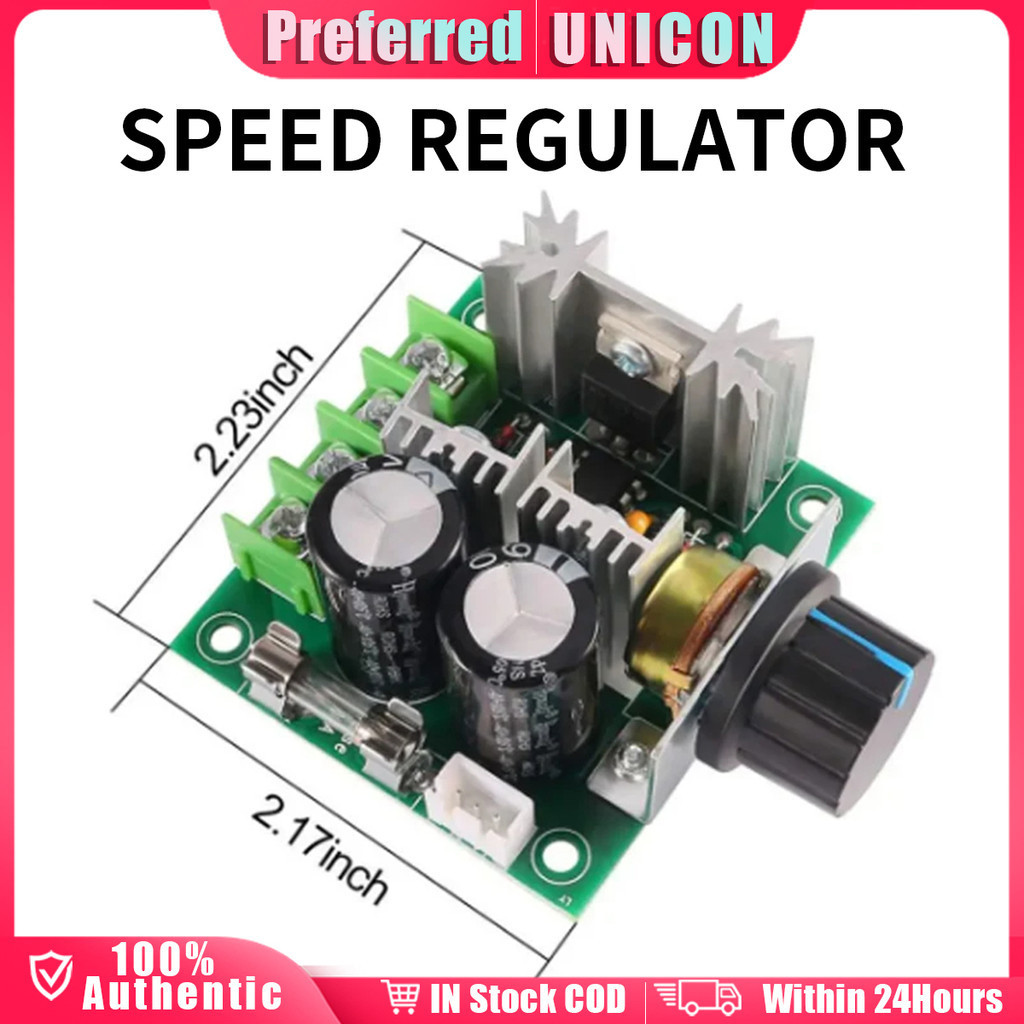 PWM DC Motor Speed Control Switch Controller DC 12V 24V 30V 40V 13KHZ Auto Governor Speed ...