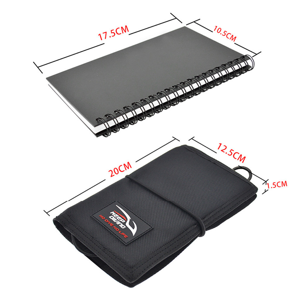 Diary Writing Pad PU Coating Wet Notes Notepad Diving Dairy Book Diving ...