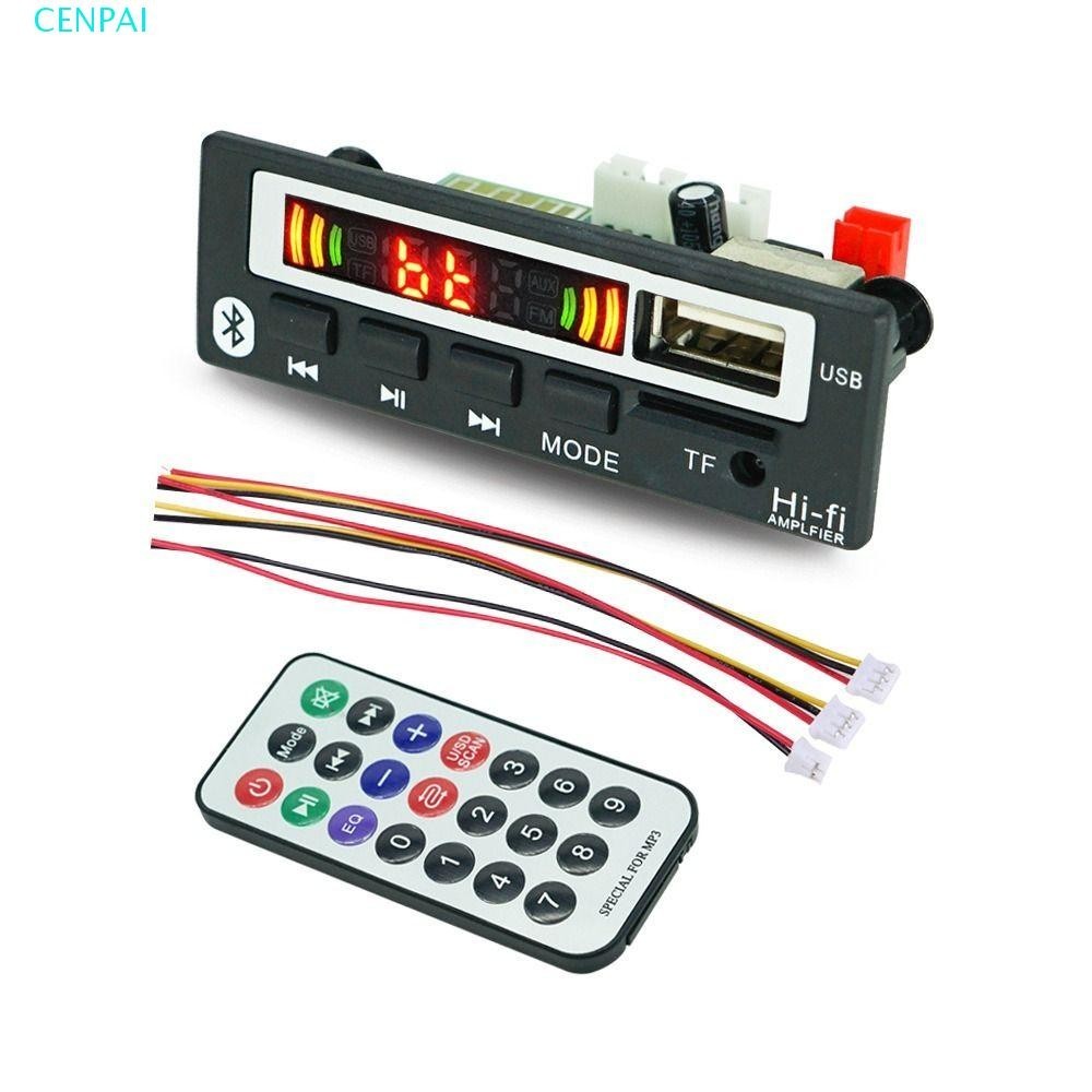 CENPAI MP3 Decoder Board USB Port Color Screen Auto Car Kit Decoder ...