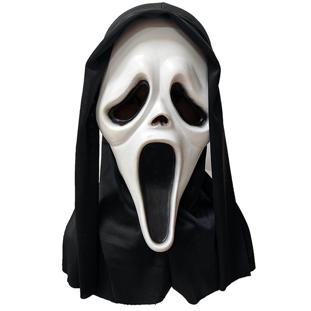 Halloween Cos Horror Monster Screaming Ghost Face Scream Mask Scary ...