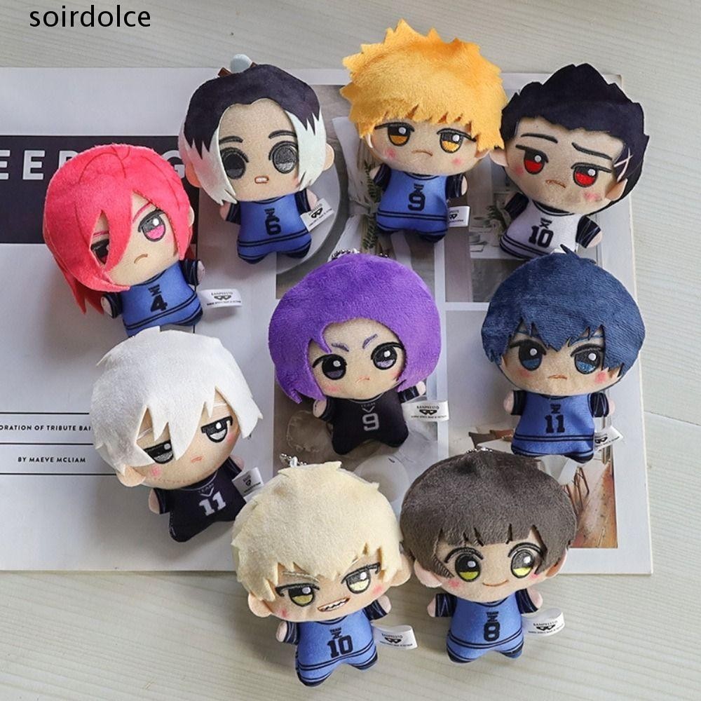 SOIRDOLCE BLUE LOCK Plush Keychain, Yoichi Chigiri Nagi Seishiro Plush ...