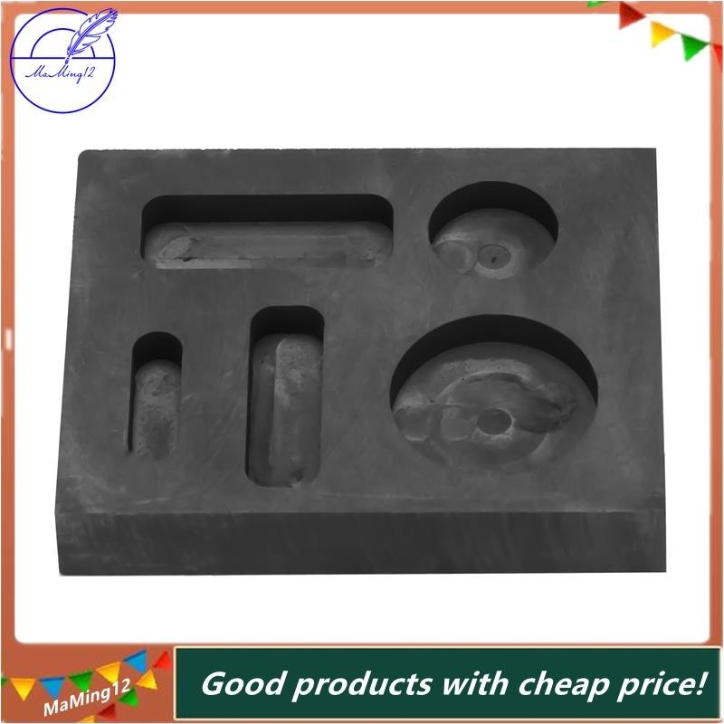 [MaMing] 5-In-1 Graphite Casting Ingot Mold Coin Combo Metal Casting ...