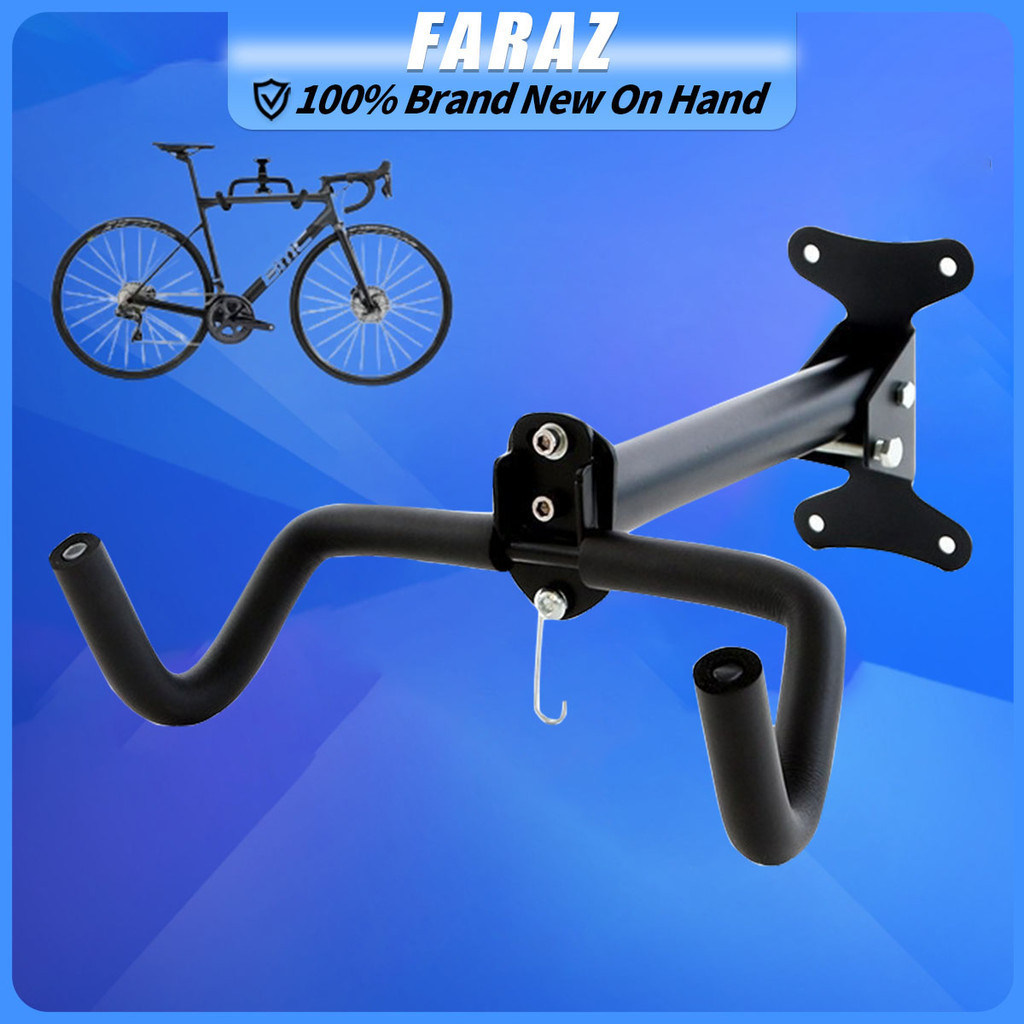 Bike Wall Mount Hanger Foldable Bike Wall Hanger Bicycle Storage Rack ...