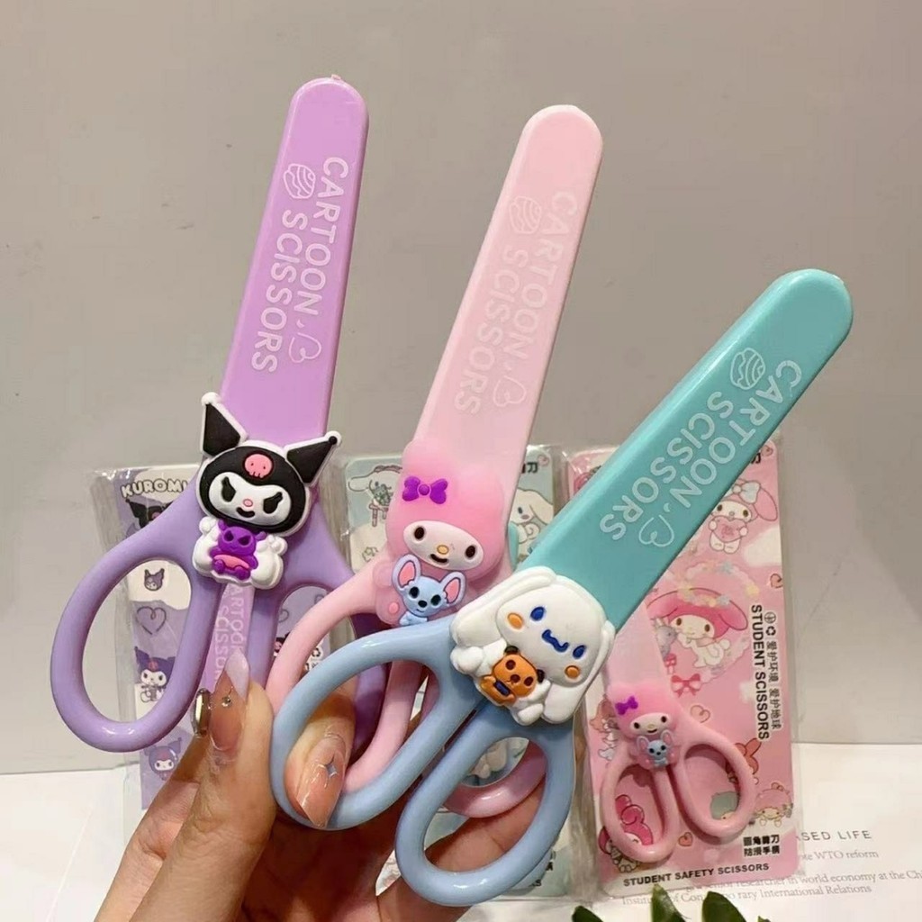 Sanrio Scissors for Students Paper Cutting ManualDIYChild Safety ...