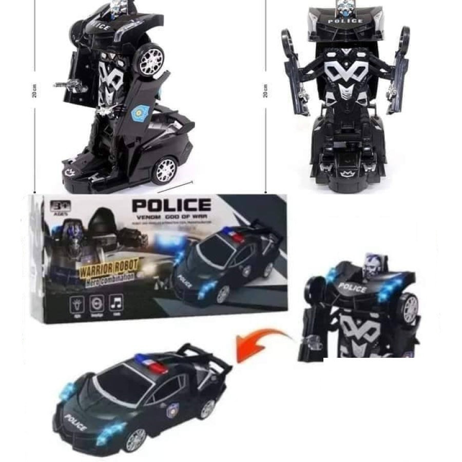COD 2 In 1 Universal Deformation Police Car With Light Music Model ...