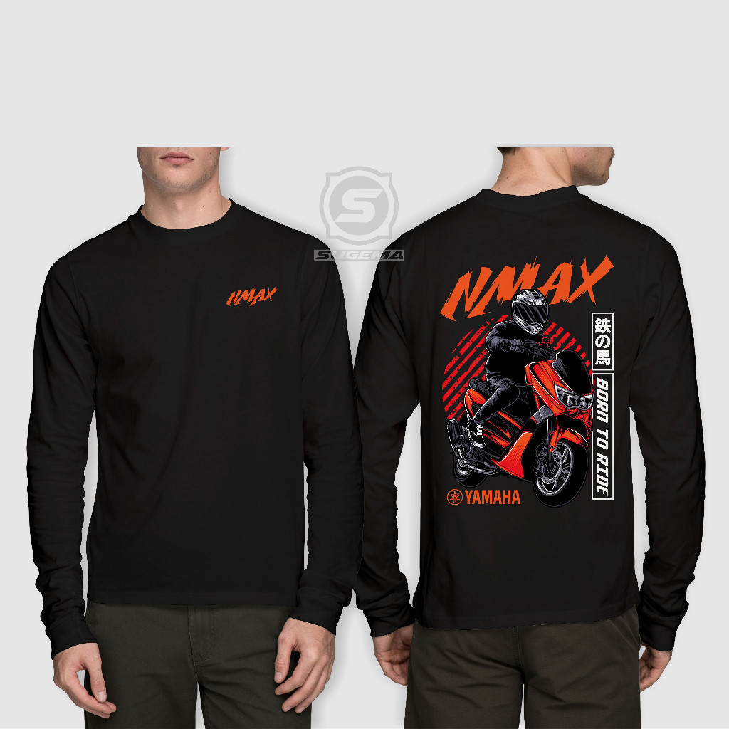 2024 fashion Yamaha Nmax Born to Ride Long Sleeve T-shirt - Nmax ...