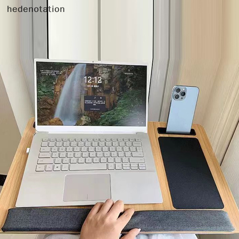 [hedenotation] Laptop Bed Working Desk With Wrist Cushions Portable Car ...