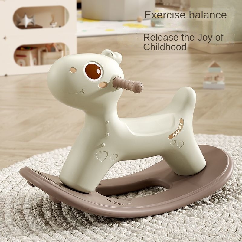 Children's rocking horse Trojan horse 1-5 years old baby first birthday ...