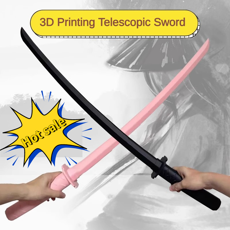 wivo Retractable Sword Toy 3D Printing Gravity Sword Collapsible ...