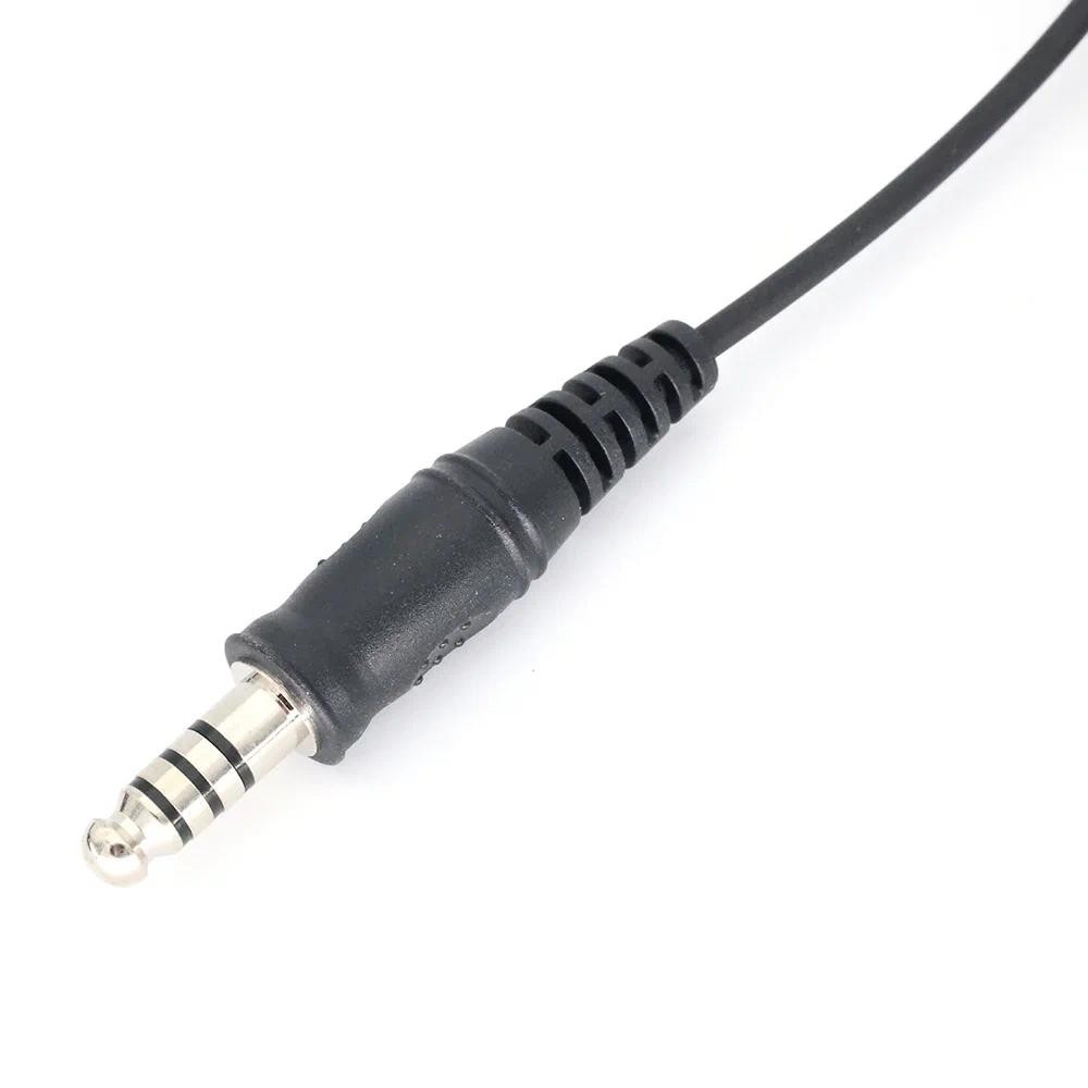 7.1mm NATO plug Acoustic Air Tube FBI Earphone Security Agent Headphone ...