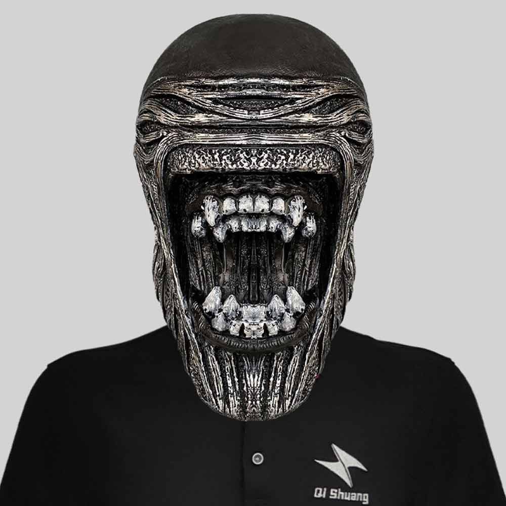 Lien VS Predator Monster Mask Cosplay Halloween Fancy Dress Latex ...