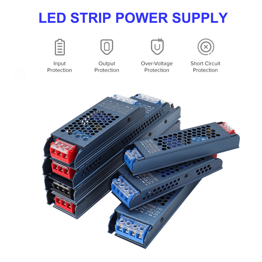 Ultra LED Driver Power Supply AC To DC12V/24V 60W 100W 200W 300W 400W ...