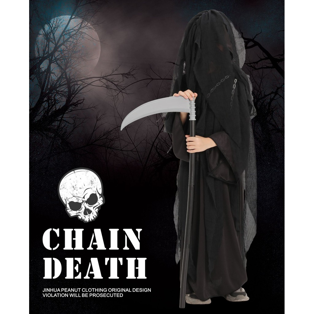 2024 Halloween Masquerade Children's Horror Chain Death cos Devil Stage ...