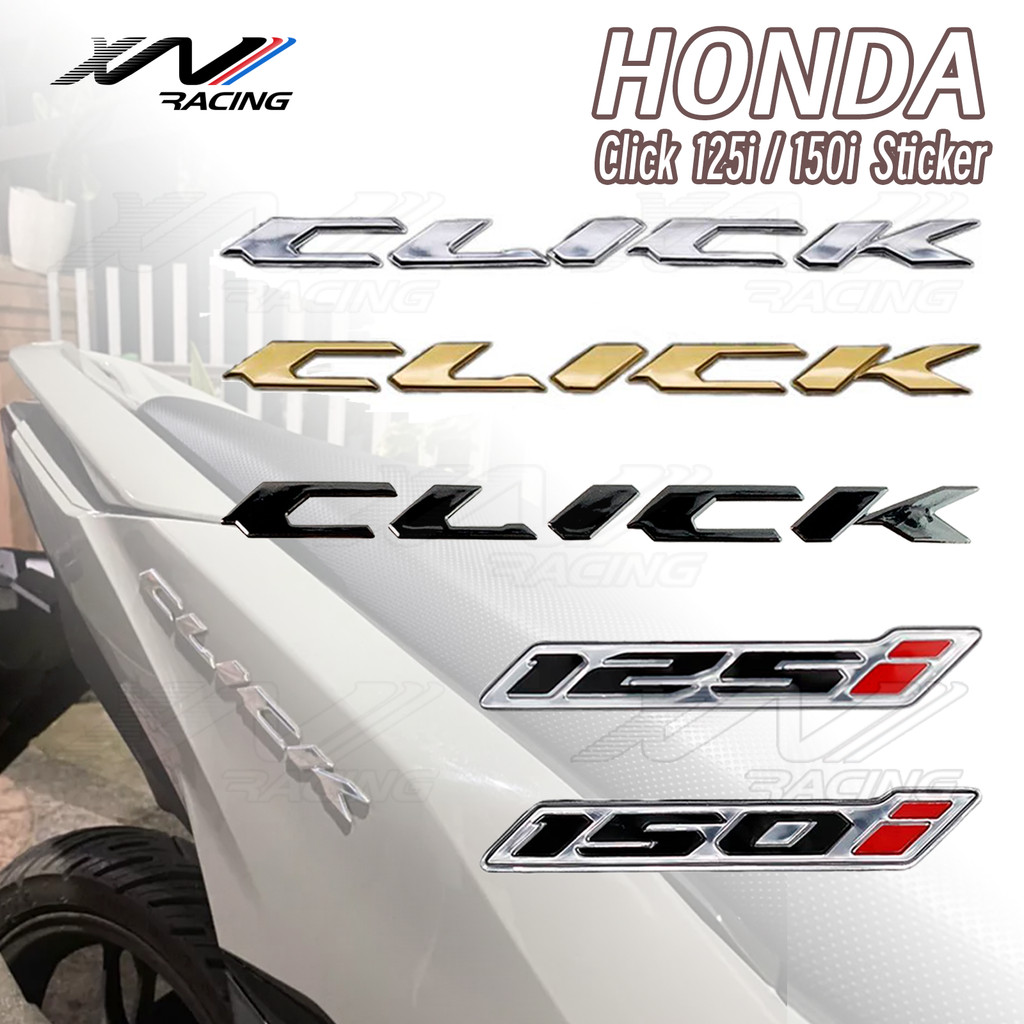 Honda Click 125i 150i Emblem High-quality Waterproof Decal for ...