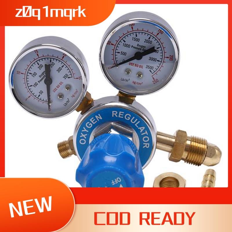 Oxygen Gas Bottle Regulators O2 Reducing Pressure Inhaler Double Gauge ...